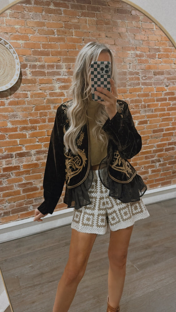 Palm Springs Crochet Shorts – Flippie Hippie